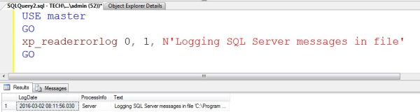All about SQL Server Error logs - DBA Mantra