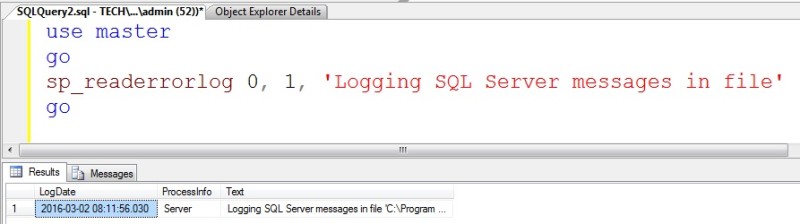 All about SQL Server Error logs - DBA Mantra